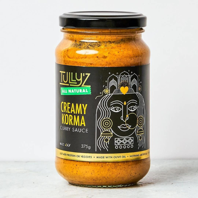 Tullyz Butter Creamy Korma Sauce Royal Nut Company