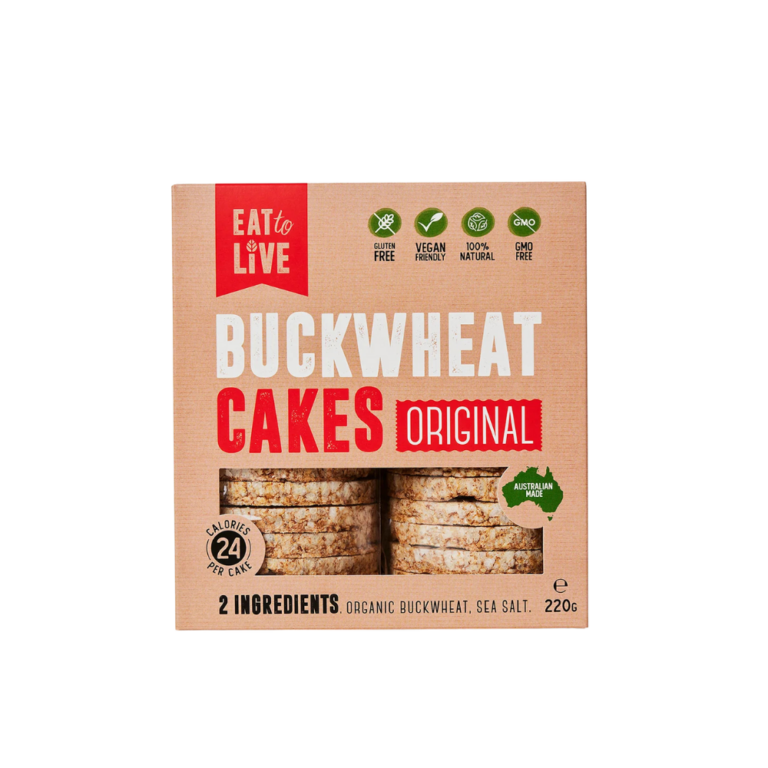 Eat to live Buckwheat cakes - Royal Nut Company